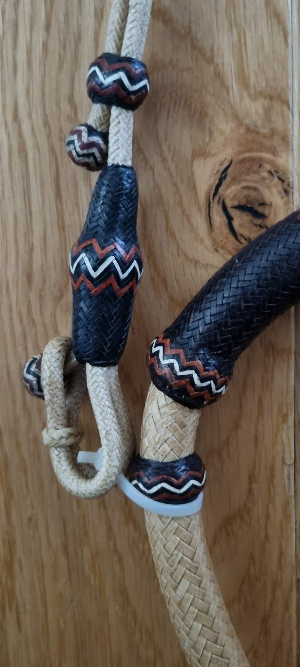 5/8" 28 plait Bosal & Hanger Set - Kangaroo & Goat Hide